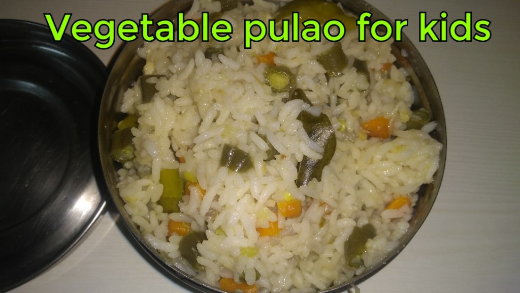 Vegetable pulao for kids | healthy lunch box ideas – Mr and Mrs ...